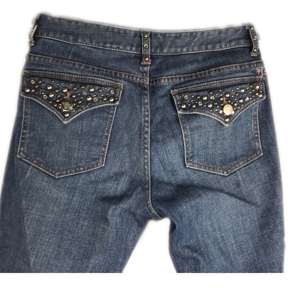 Harley-Davidson | Jeans | Harley Davidson Stud Rhinestone Boot Cut ...